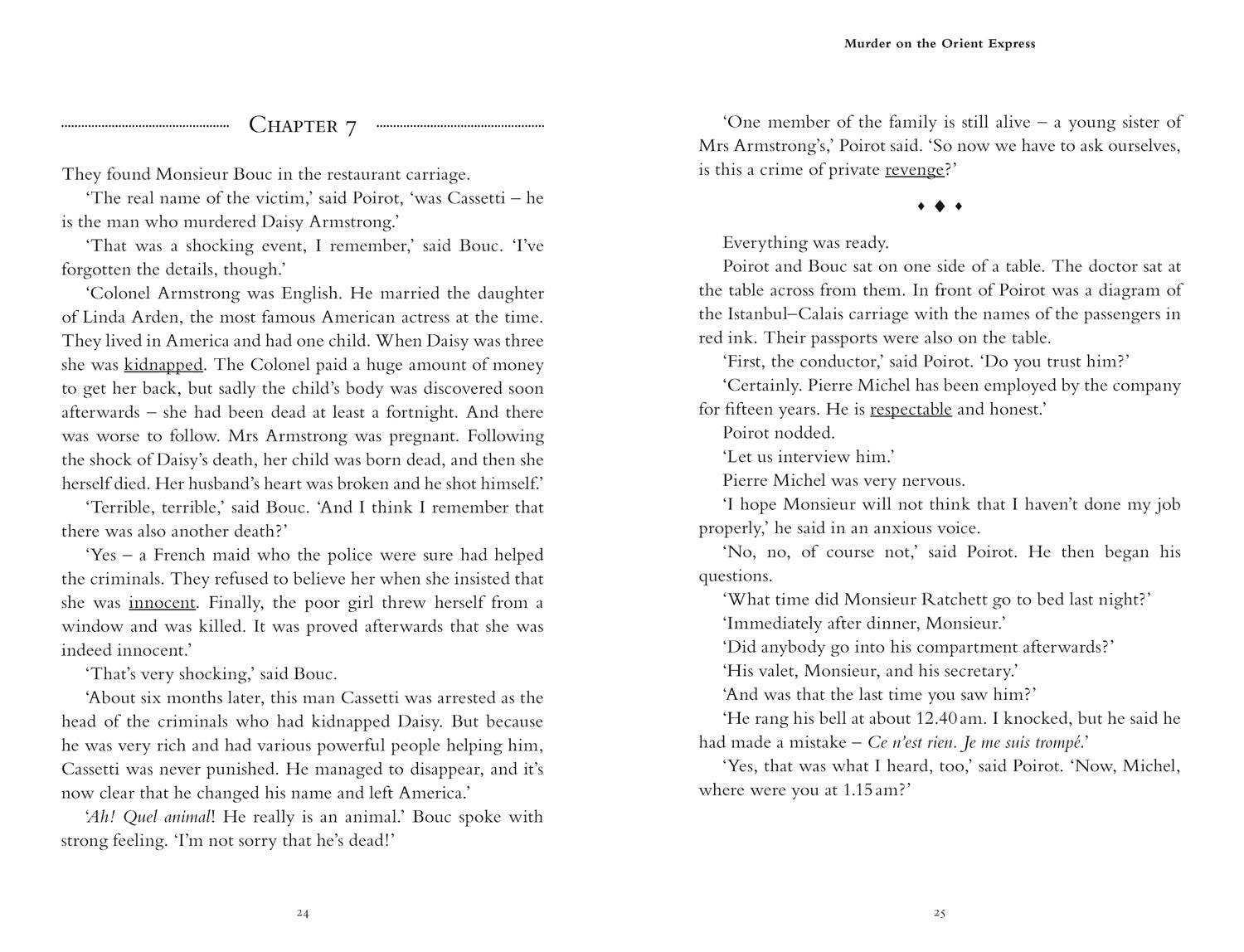 Murder on the Orient Express: B1 by Agatha Christie – Collins