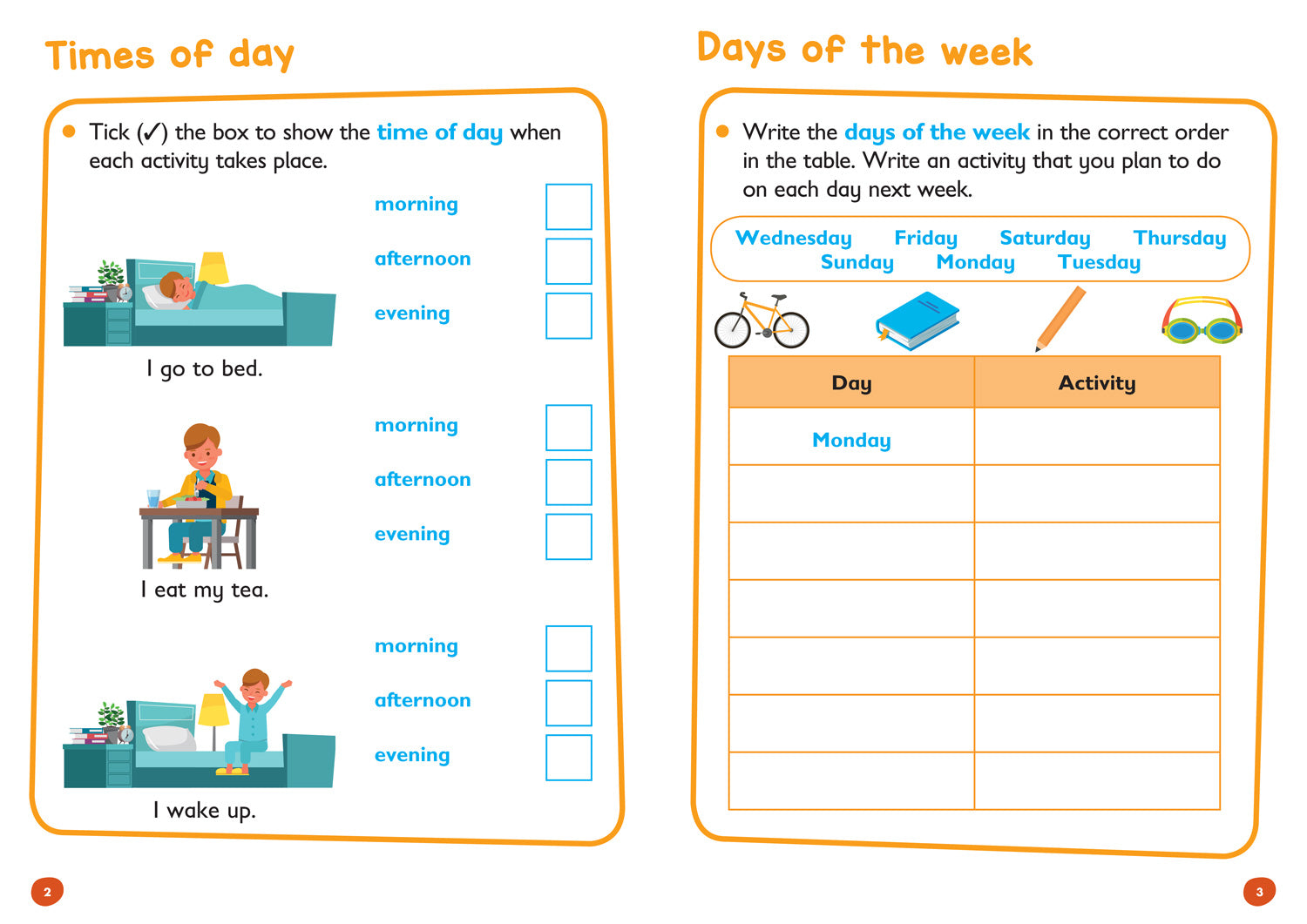 Telling the Time Wipe Clean Activity Book by – Collins
