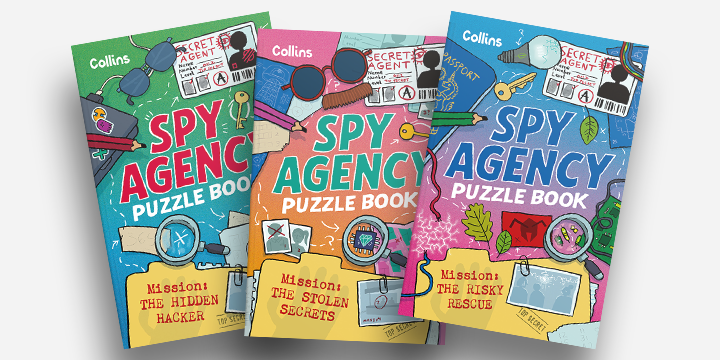 Spy Agency Puzzle Books – Collins