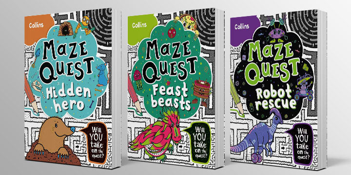 Parents | Kid's non-fiction | Puzzles & games | Maze Quest – Collins