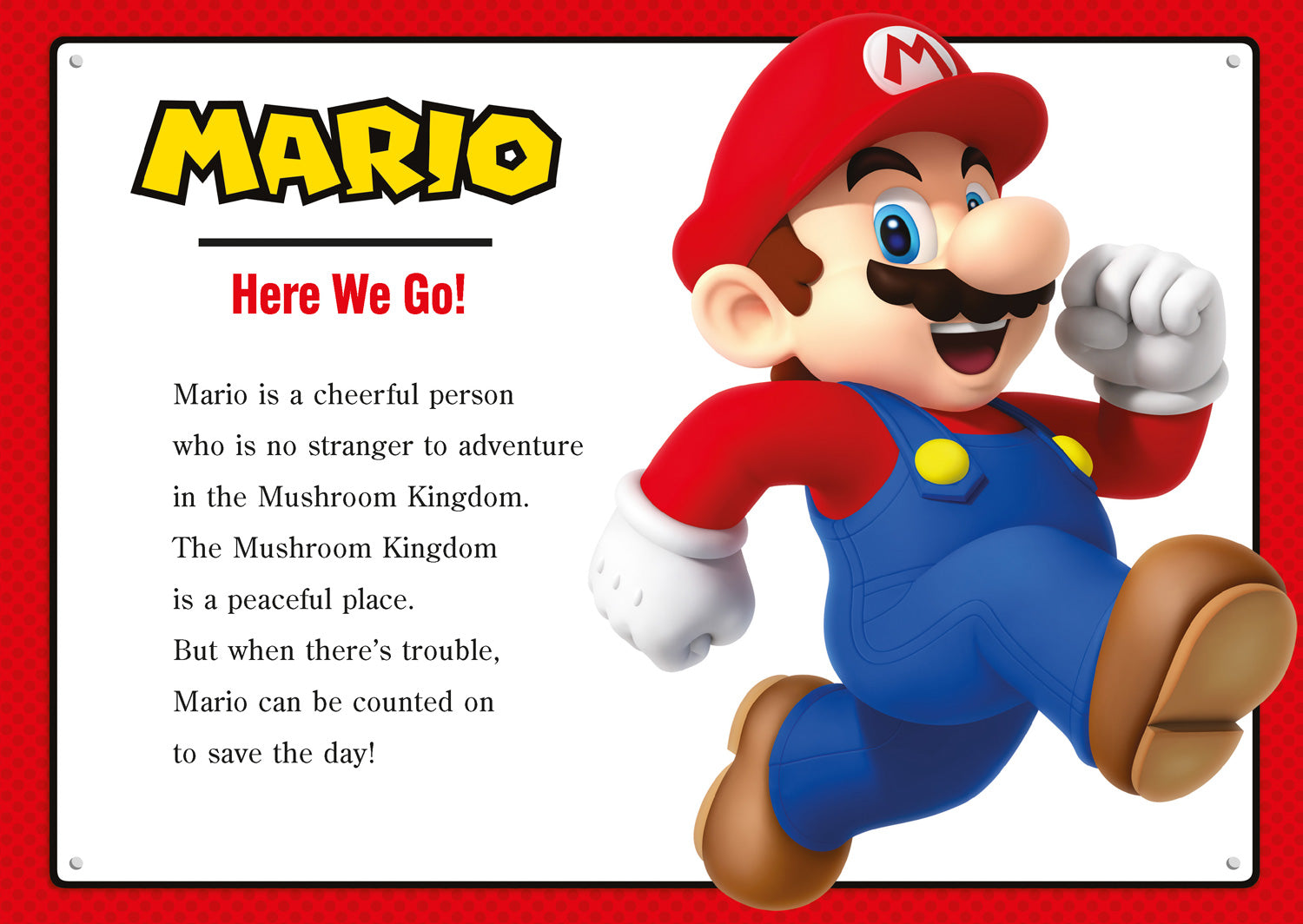 Official Super Mario: Young Reader – Meet Mario! – Collins