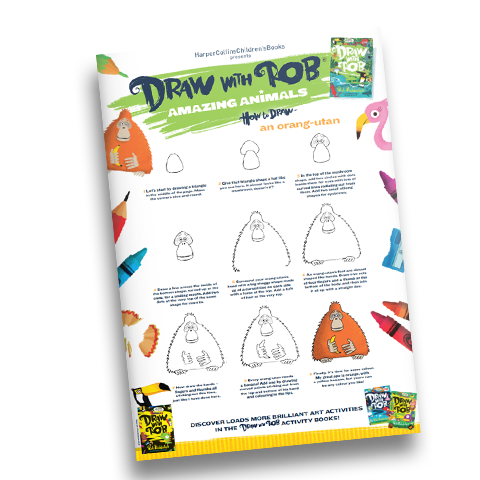 Draw With Rob: Amazing Animals by Rob Biddulph – Collins
