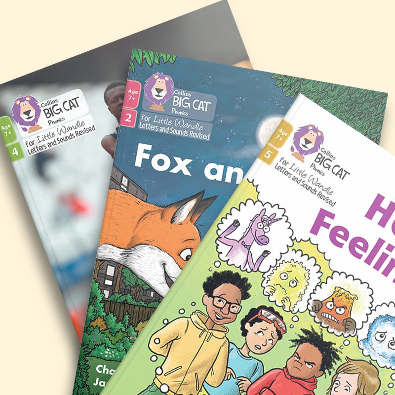 Books for Little Wandle Letters and Sounds Revised | Collins Big Cat