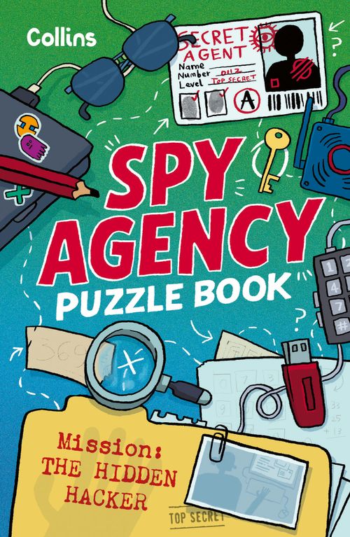 Spy Agency Puzzle Book – The Hidden Hacker by – Collins
