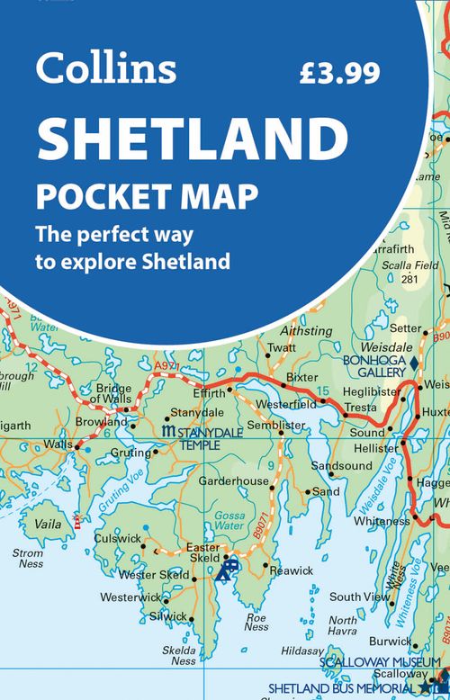 Shetland Pocket Map by – Collins
