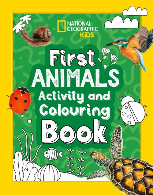 First Animals Activity and Colouring Book by – Collins