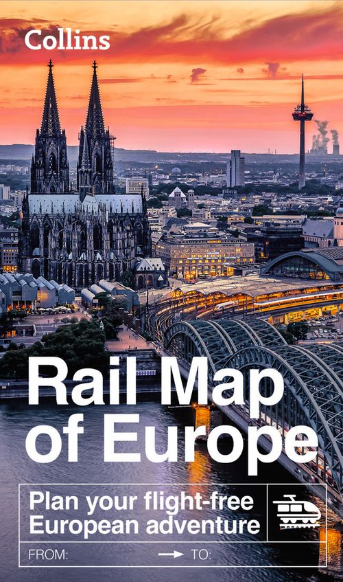Collins Rail Map of Europe by