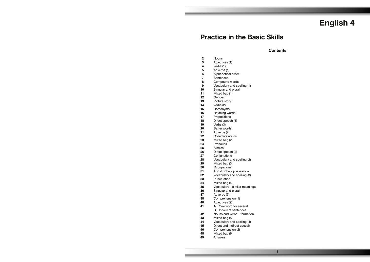 English Book 4 (Collins Practice in the Basic Skills)