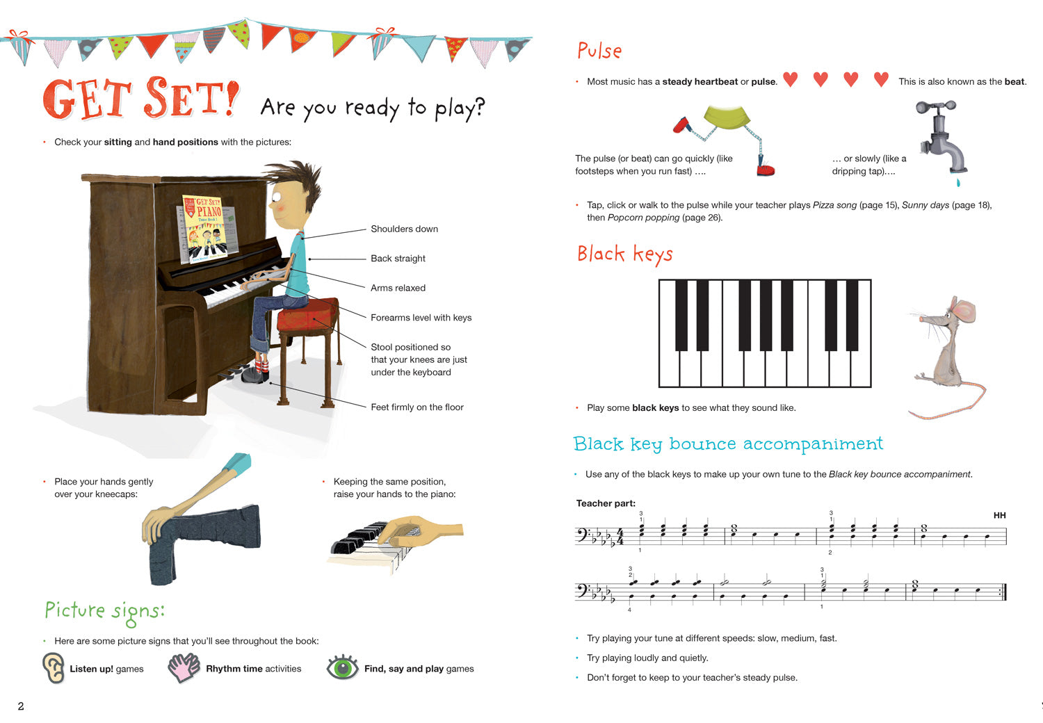 Get Set! Piano Tutor Book 1 by Heather Hammond and Karen Marshall – Collins
