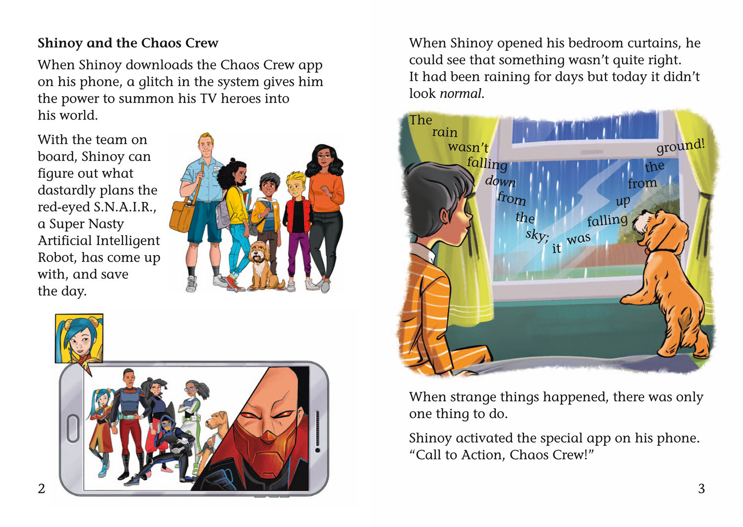 Shinoy and the Chaos Crew: The Day the Rain Fell Up by Chris Callaghan ...