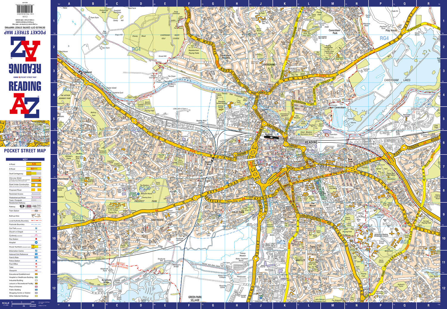 Reading A-Z Pocket Street Map – Collins