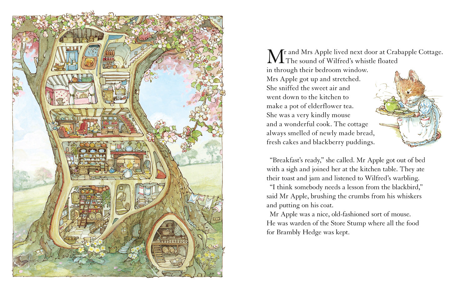 Spring Story (Brambly Hedge) by Jill Barklem – Collins