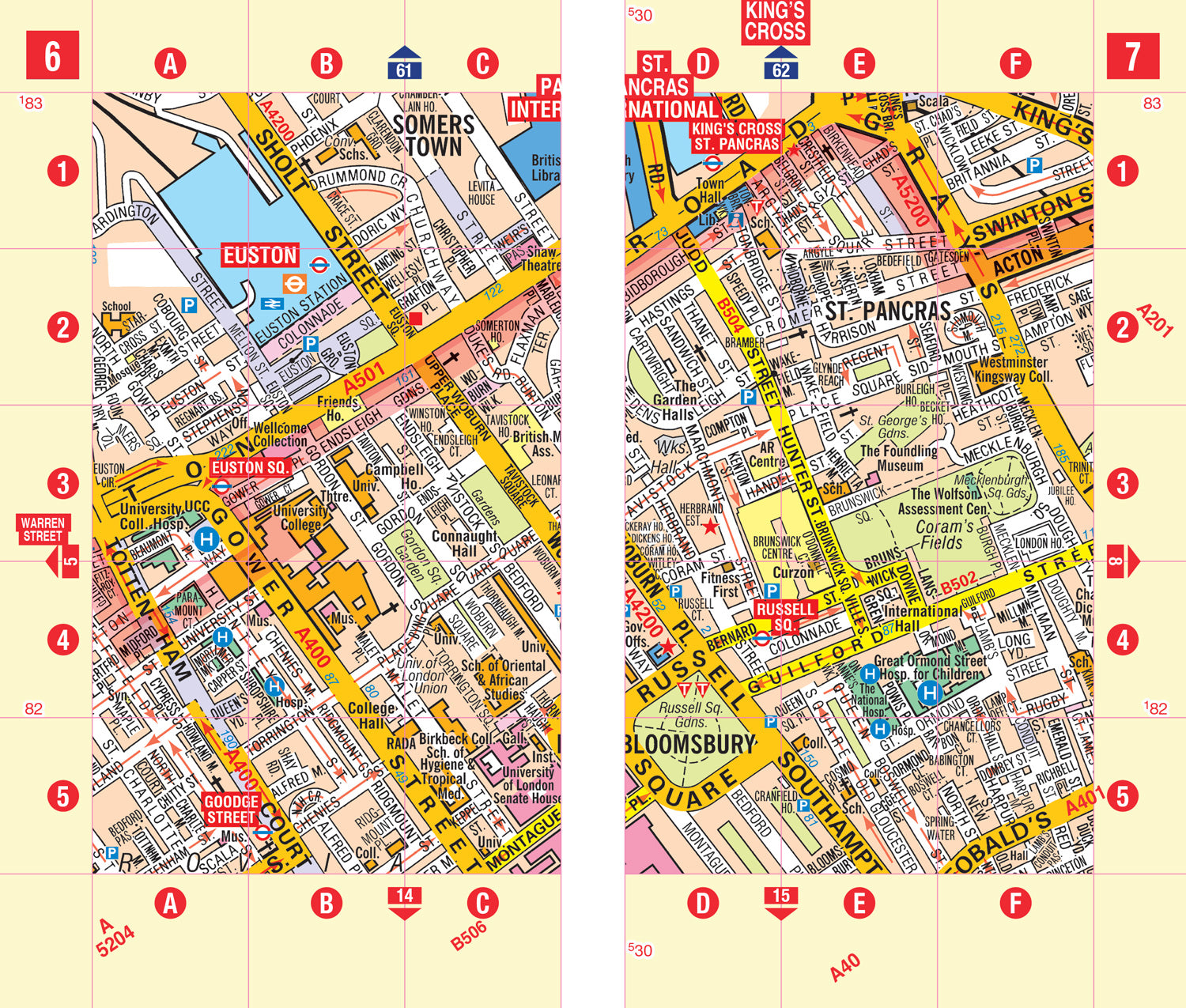 London A-Z Pocket Atlas – Collins