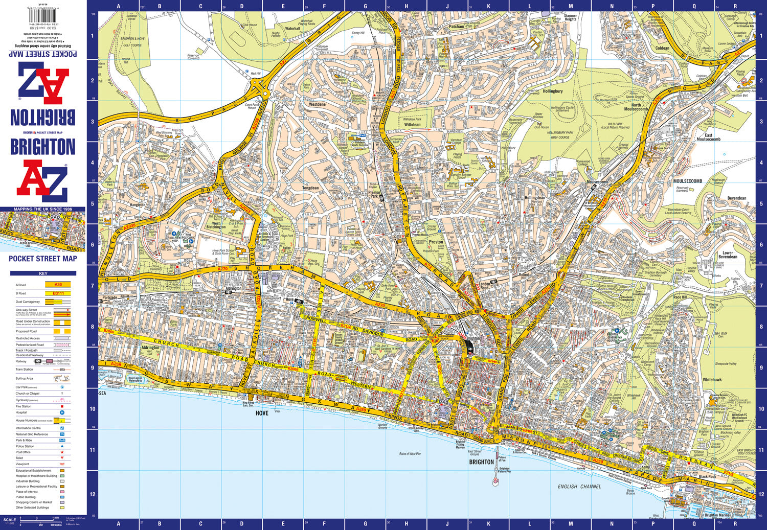Brighton A-Z Pocket Street Map – Collins