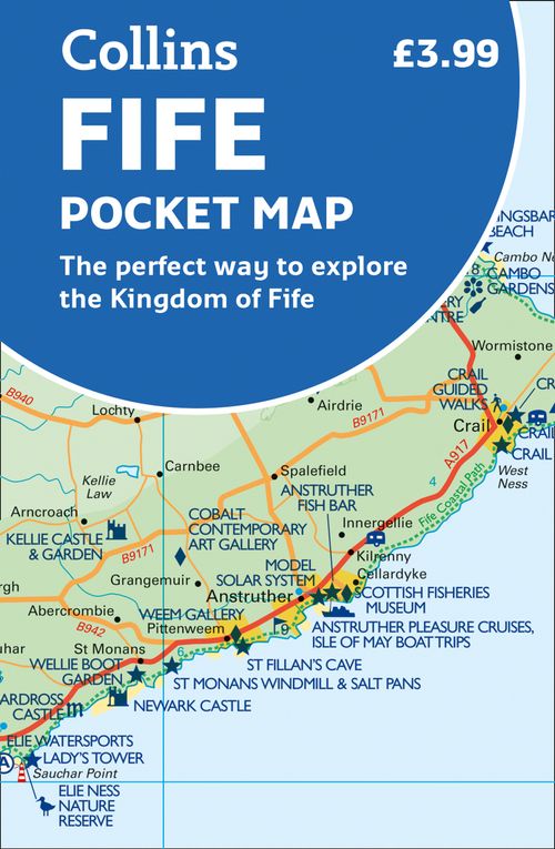 Fife Pocket Map by – Collins