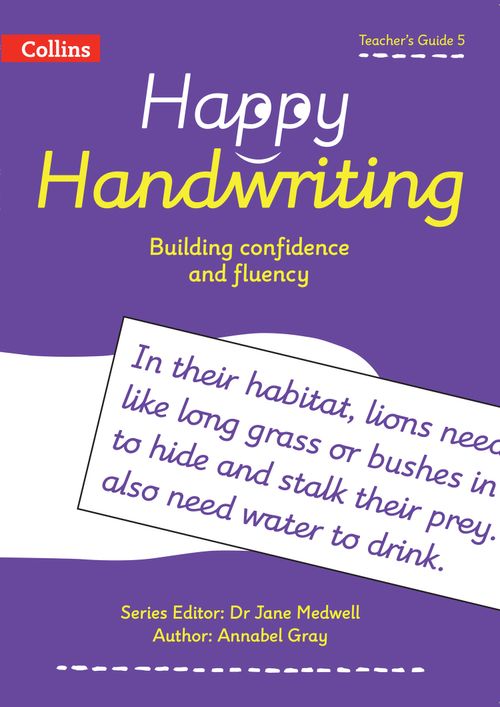 Teacher's Guide 5 (Happy Handwriting) by Annabel Gray – Collins